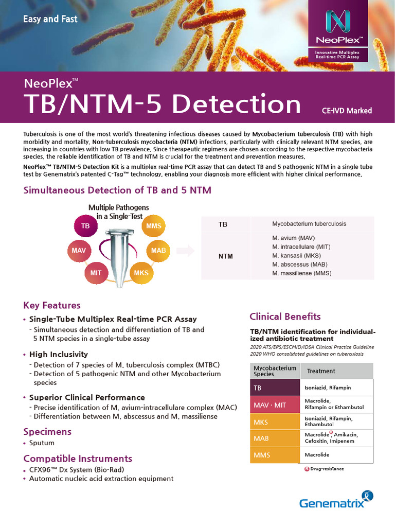 NeoPlex Â TBNTM5 Detection - Brochure (EN) | PDF | Tuberculosis ...