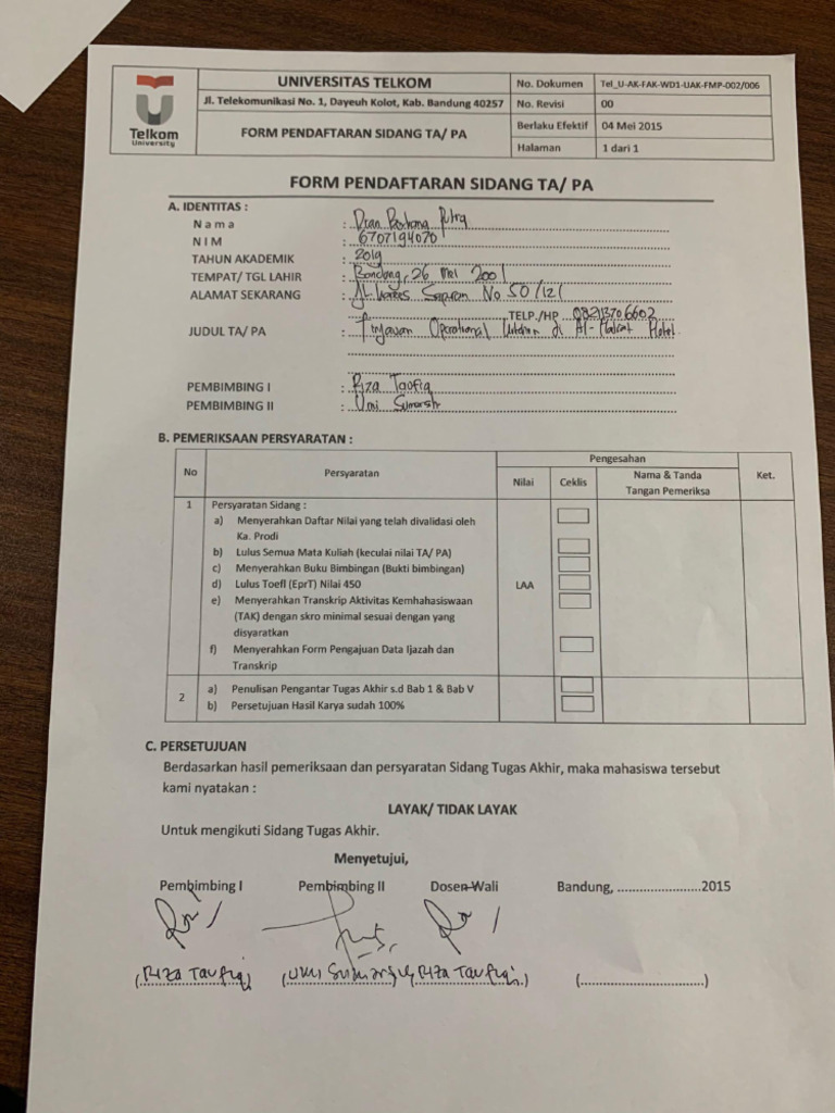 1 Pendaftaran Sidang Pdf