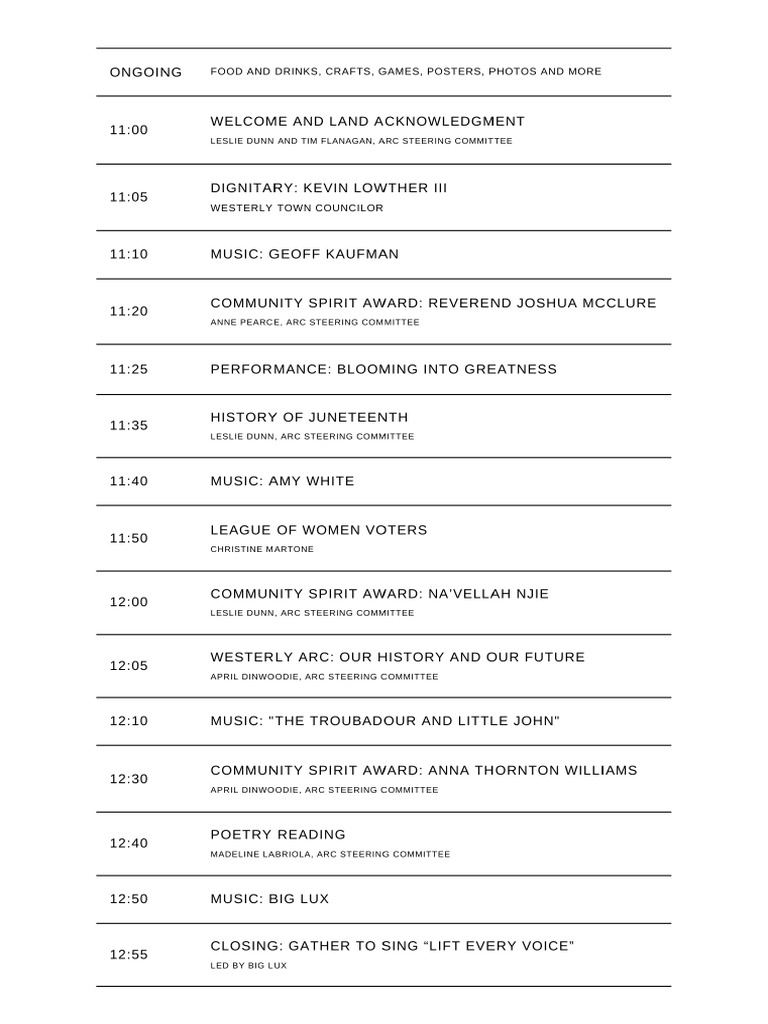 juneteenth program | PDF