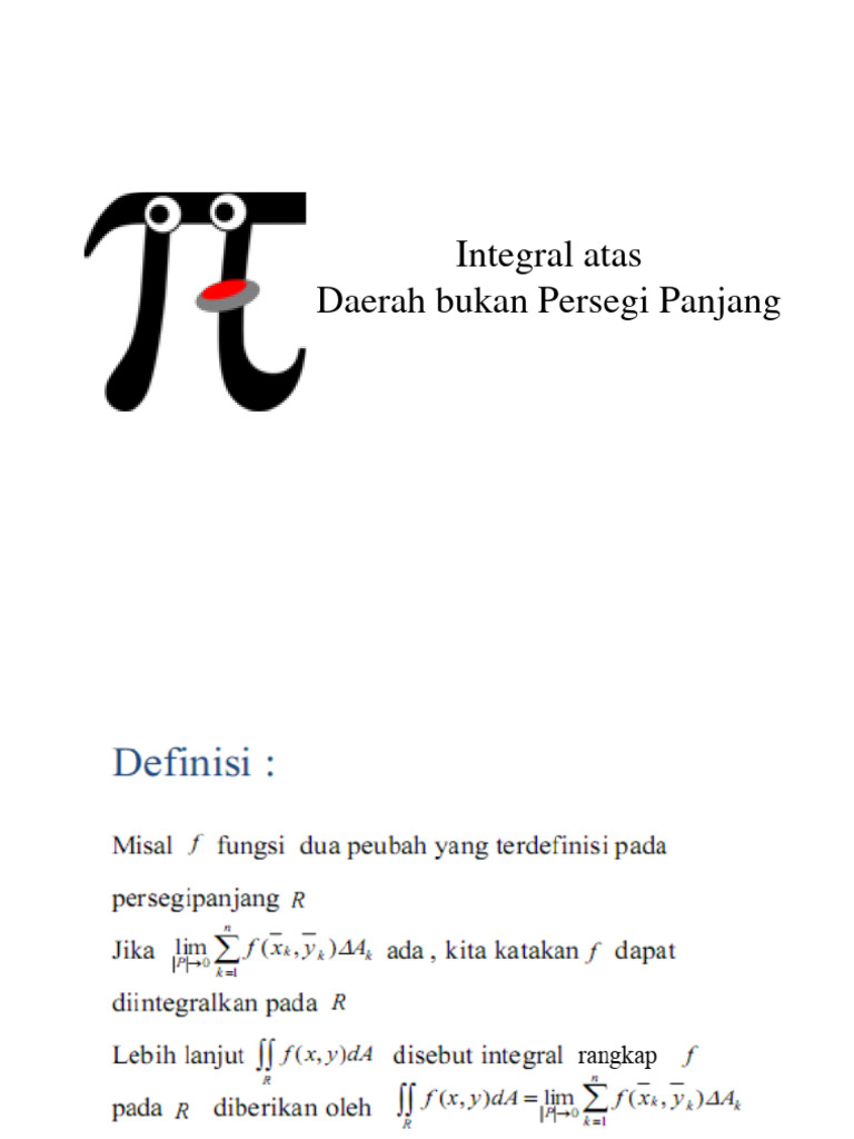 Integral Atas Daerah Bukan Persegi Panjang | PDF