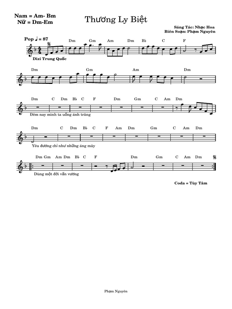 Thuong Ly Biet | PDF