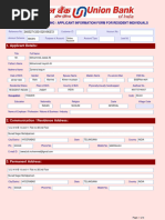 Indian Bank Current Account Form | PDF