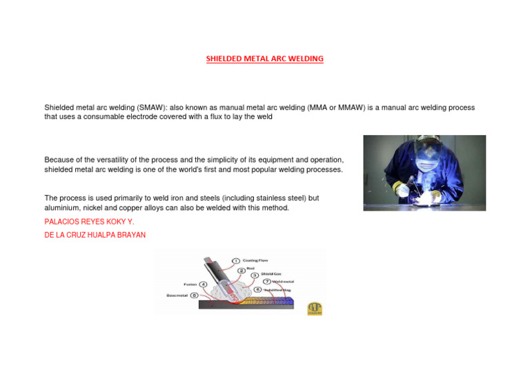 Shielded Metal Arc Welding Guide | PDF | Science & Mathematics ...