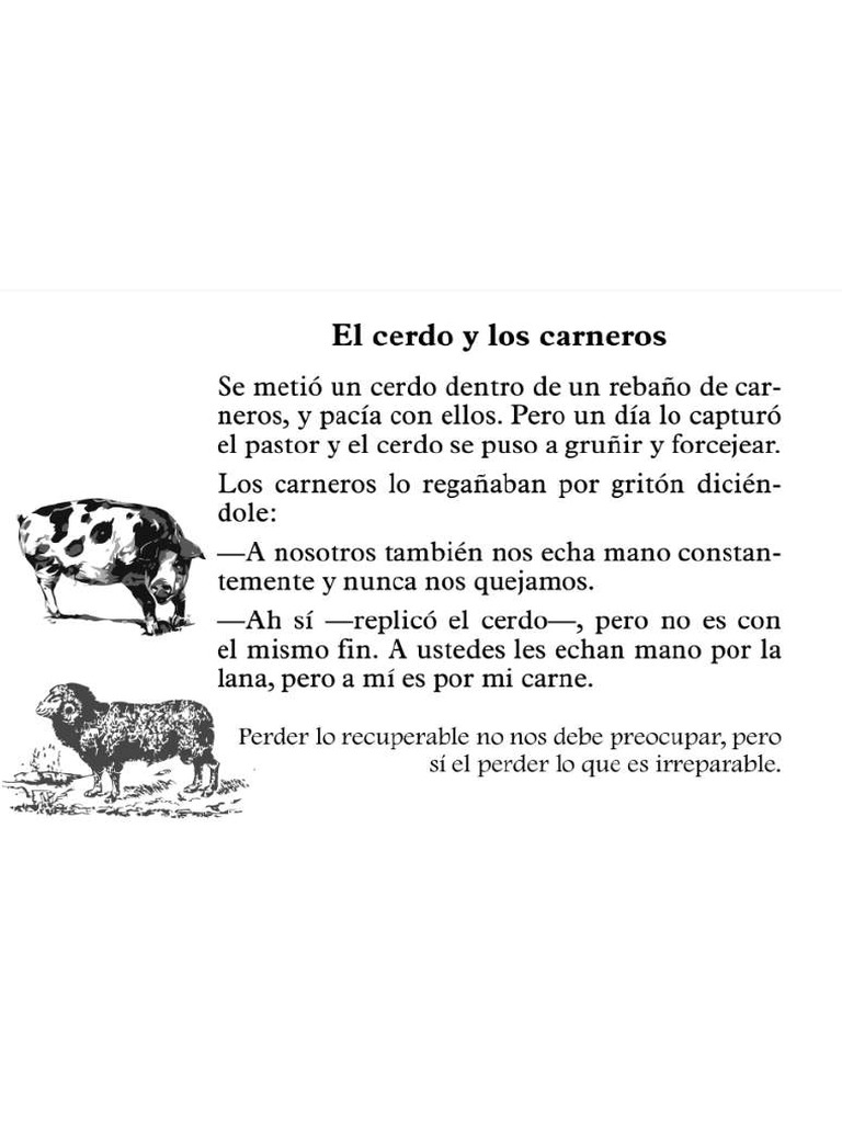 El Cerdo y Los Carneros | PDF