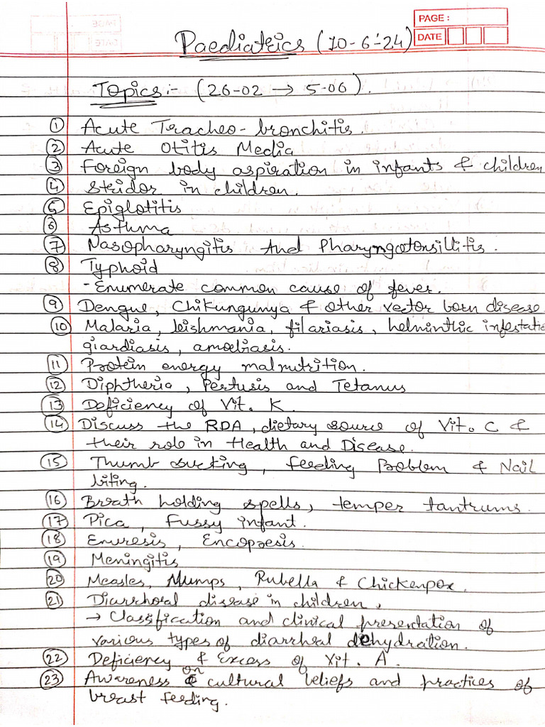 Paedia Internal Syllabus | PDF