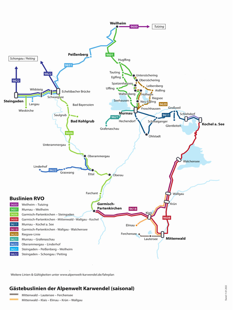 Karwendel Linienplan 2024 | PDF