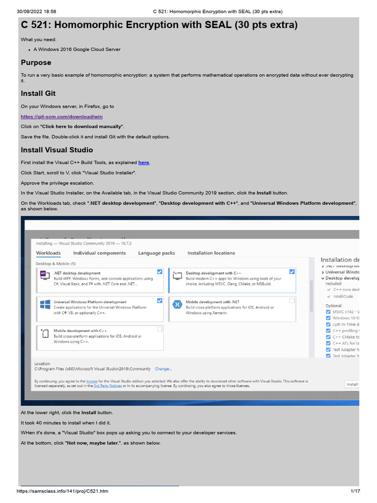 Microsoft SEAL: Homomorphic Encryption Guide | PDF | Microsoft Windows ...