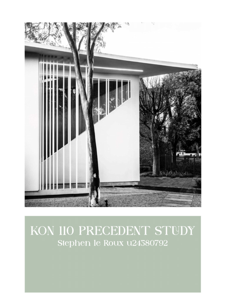 Precedent Study Final | PDF