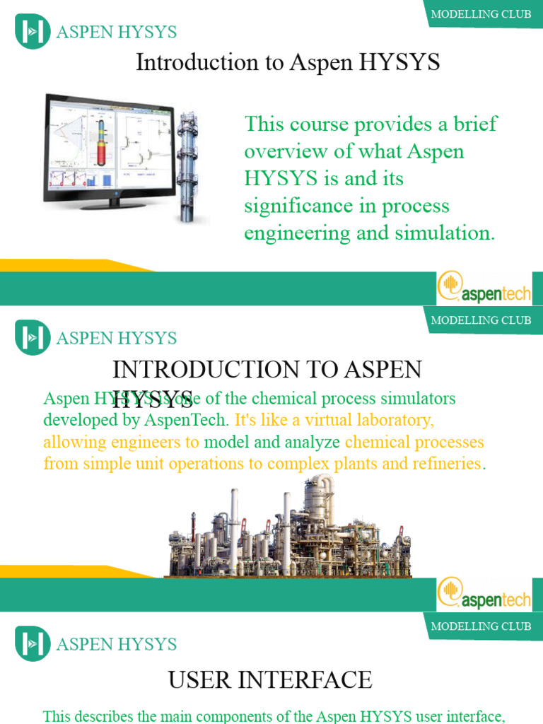 New Aspen Hysys Presentation-2 | PDF | Distillation | Petroleum
