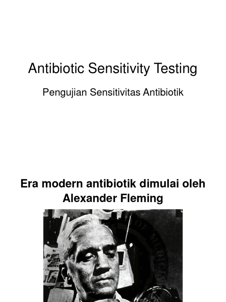 Uji Sensitivitas Antibiotik dan Metode AST | PDF | Sains & Matematika