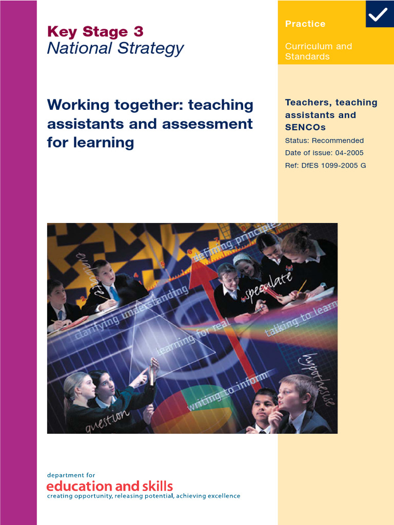 tas and afl assessment for learning (UK) | PDF | Teachers | Educational ...
