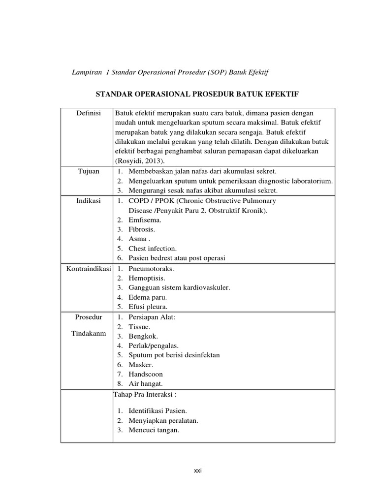 Spo Batuk Efektif | PDF | Sains & Matematika