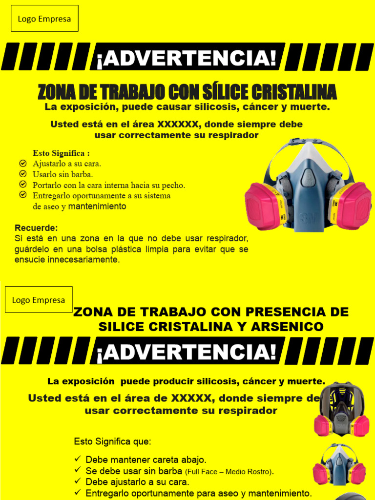 Señaletica Estandar Silice Arsenico | PDF | Negocios | Hogar ...
