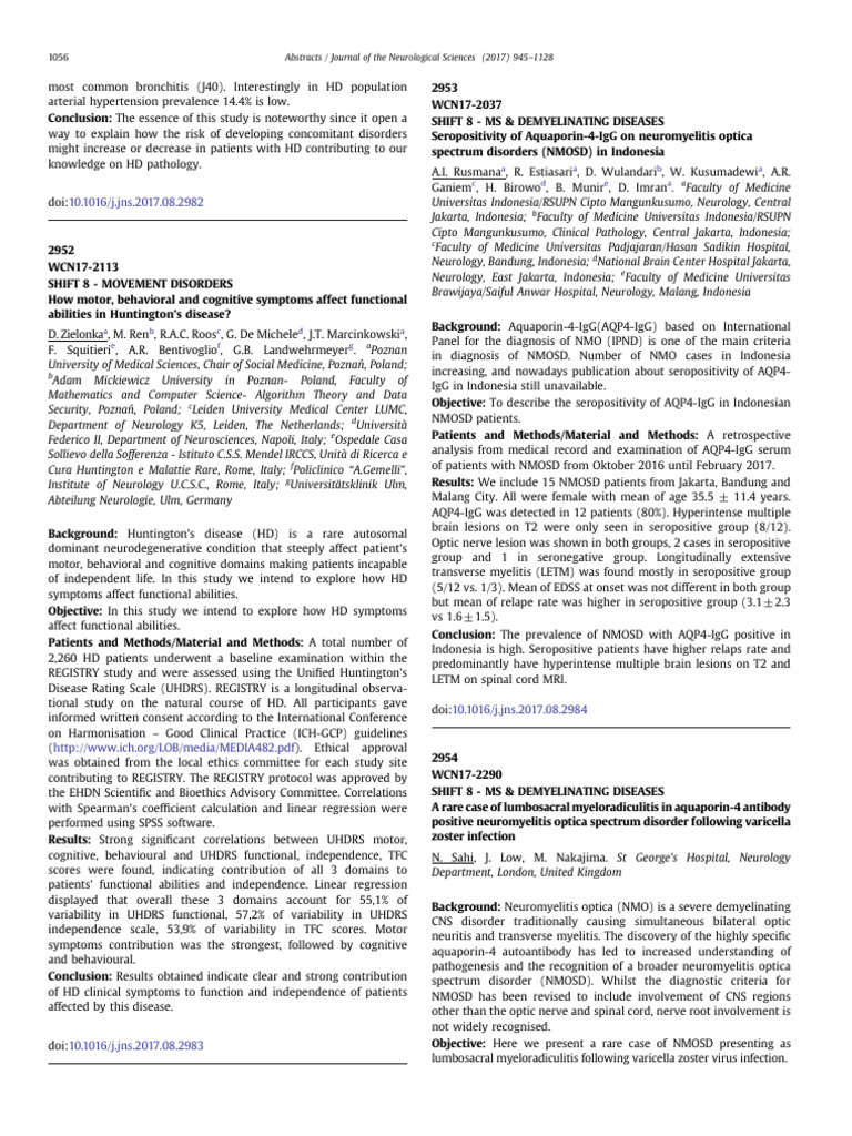 J Jns 2017 08 2983 | PDF | Nervous System | Central Nervous System