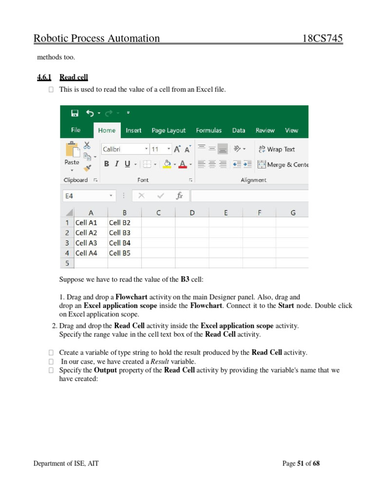 Excel Automation with RPA Techniques | PDF | Microsoft Excel | Scope ...