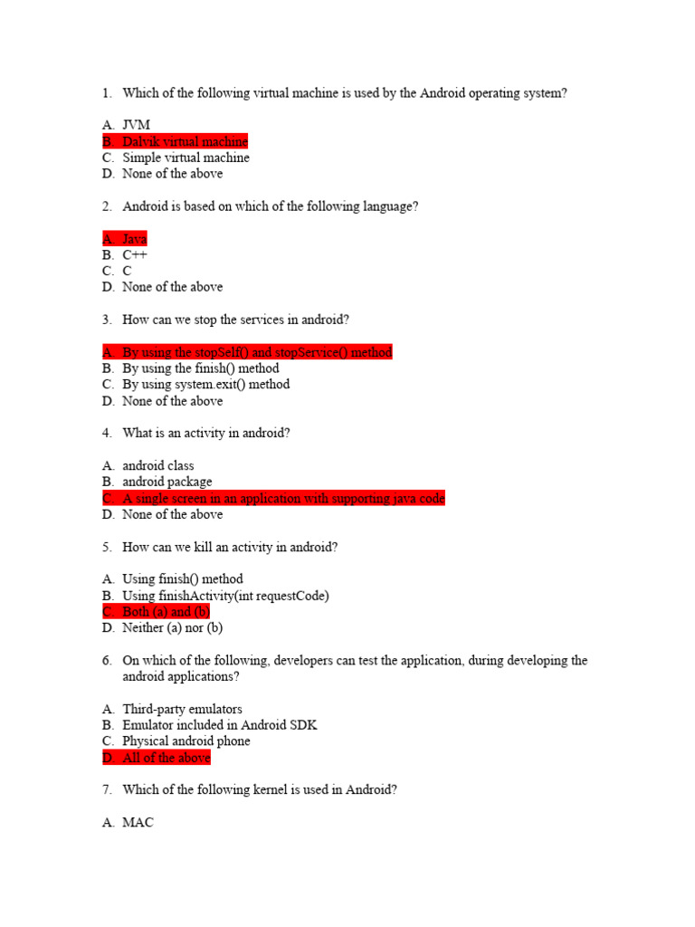 Model_MAD | PDF | Android (Operating System) | Java (Programming Language)