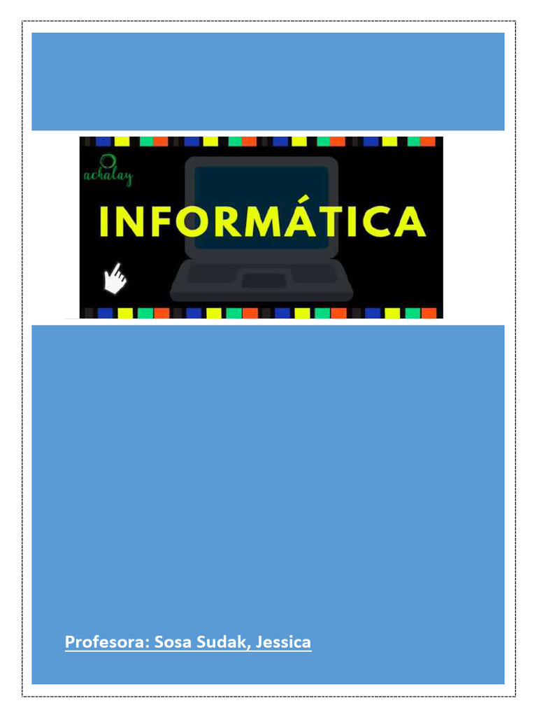 Ejercicios de Informatica 1 5CB | PDF | Hardware de la computadora ...