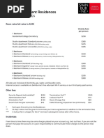 2021-2022 Halls of Residence Fees - Operated by UWI-Mona | PDF ...