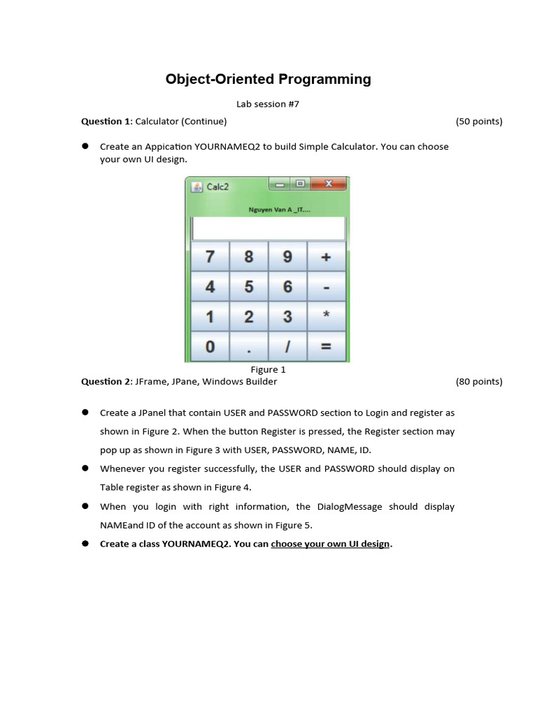 OOP Lab7 | PDF OOP Lab7 | PDF