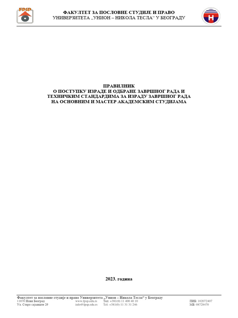 OcxclFF2wOQEHogLH0bZ - Pravilnik o Izradi Završnih R - 240528 - 144046 ...