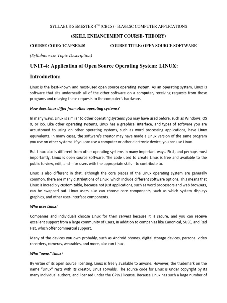 15877091881capse0401-Unit-4-App. of Os O.S | PDF | Scheduling (Computing) | Operating System