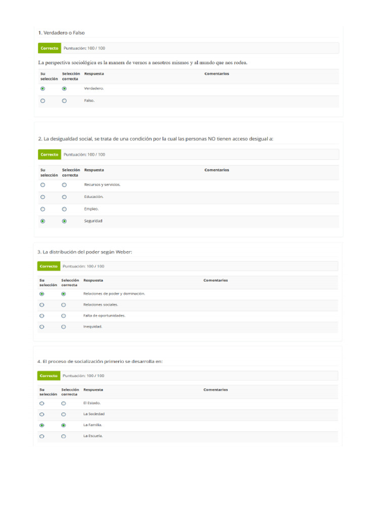 Examen I Parcial Sociologia | PDF