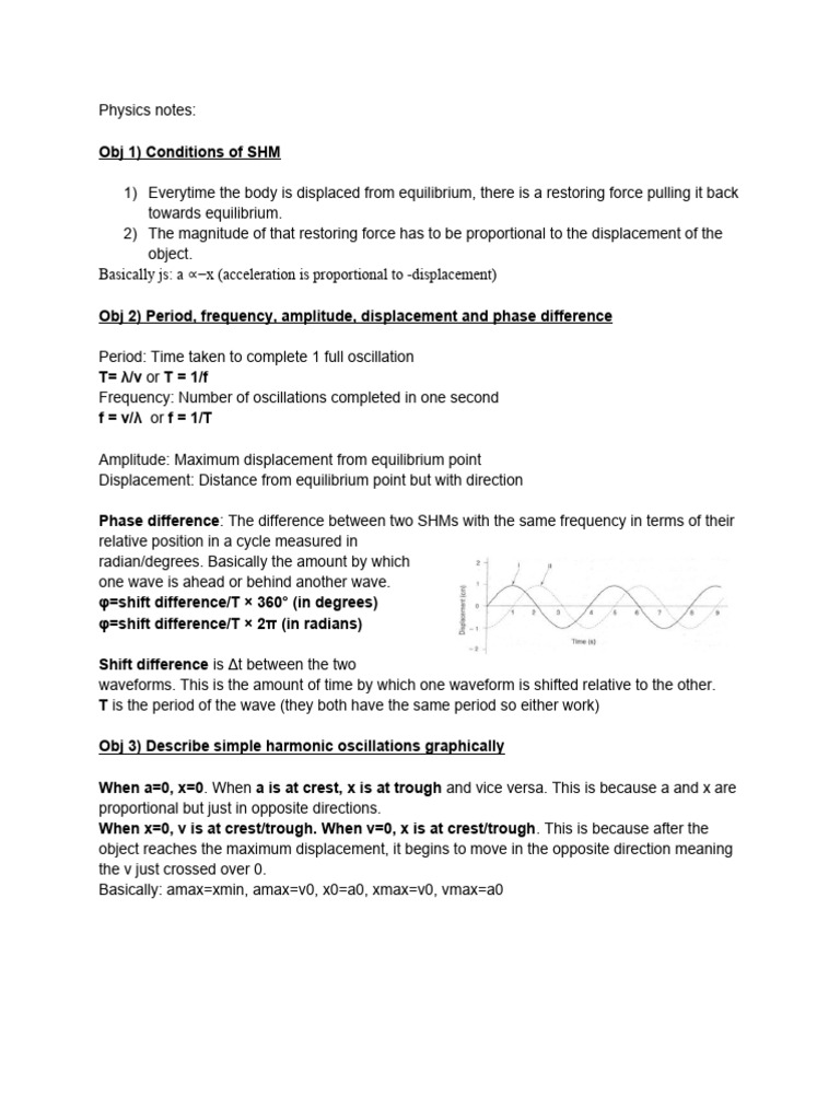 Physics Study Guide for Students | PDF | Waves | Polarization (Waves)