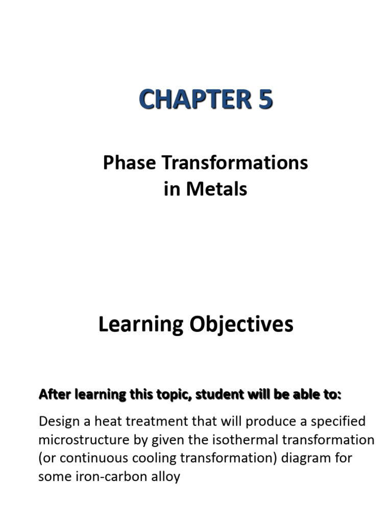 C7 Phase Transformations | PDF | Heat Treating | Materials