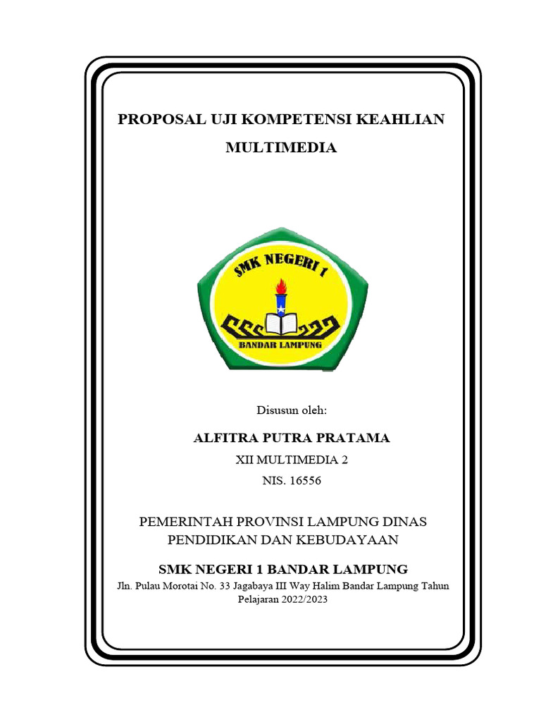 Proposal Ukk 2023 | PDF