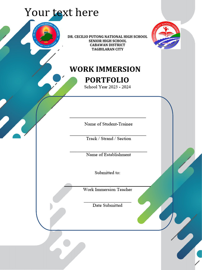 Immersion Portfolio 2024 | Download Free PDF | Job Interview | Teachers