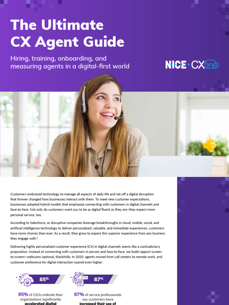 Ebook - Ultimate CX Agent Guide - Hiring, Training, Onboarding, and ...