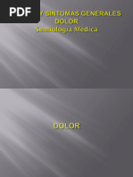 Semiología Del Dolor. 2025.1 | PDF | Dolor | Fisiología