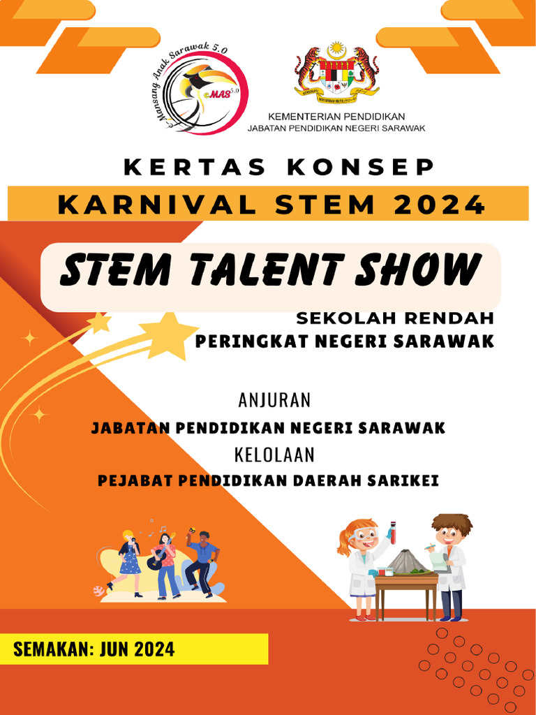 Kertas Konsep - Stem Talent Show - Sarawak - 2024 | PDF