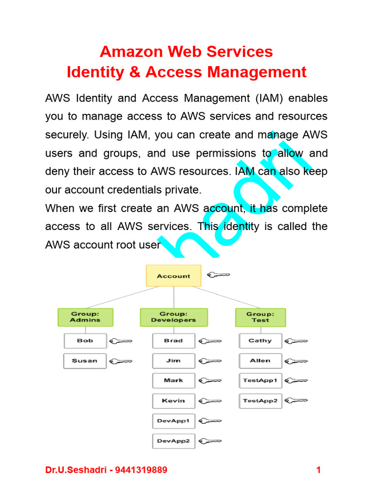 AWS - IAM Users | PDF | User (Computing) | Superuser AWS - IAM Users | PDF | User (Computing) | Superuser