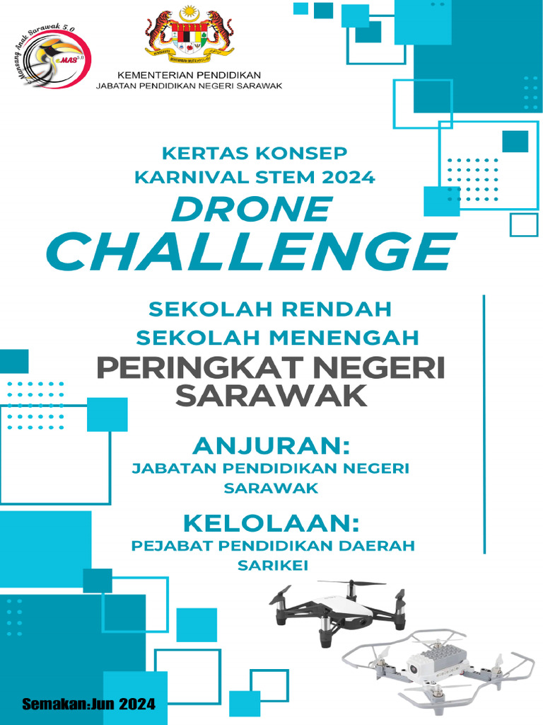 KERTAS KONSEP_ DRONE CHALLENGE_SARAWAK_2024 | PDF
