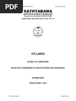 Sathyabama CSE-AI Syllabus 2023 | PDF | Artificial Intelligence ...
