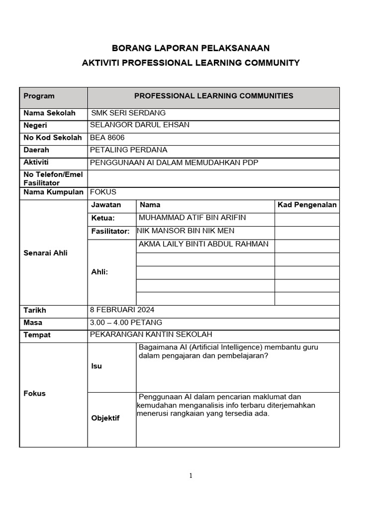 Contoh Laporan PLC | PDF | Komputer