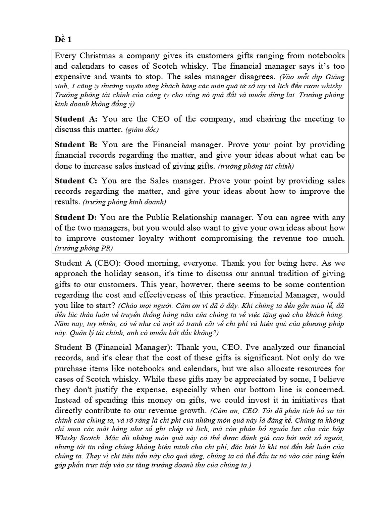 Đề 1 - GTTM | PDF