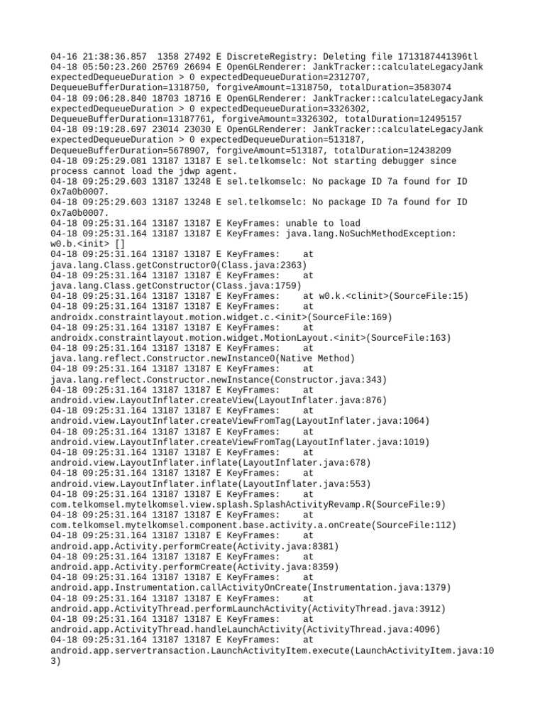 Log | PDF | Computer Science | Operating System Technology