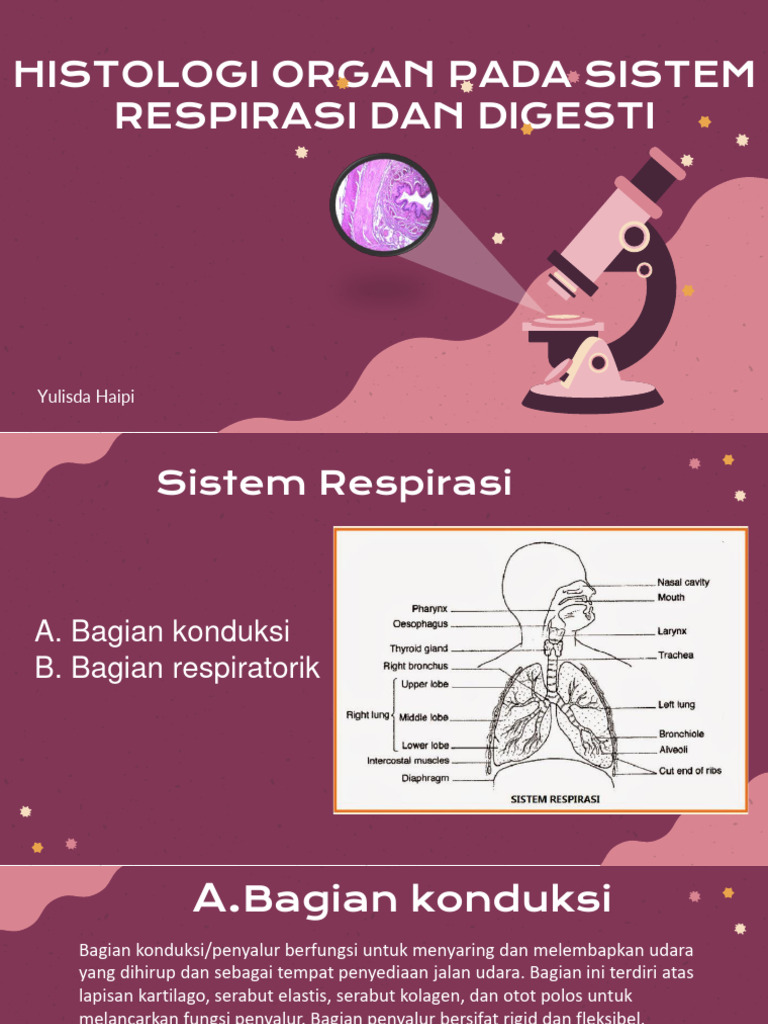 Materi Histologi Organ Pada Sistem Respirasi & Digesti | PDF | Ilmu Sosial