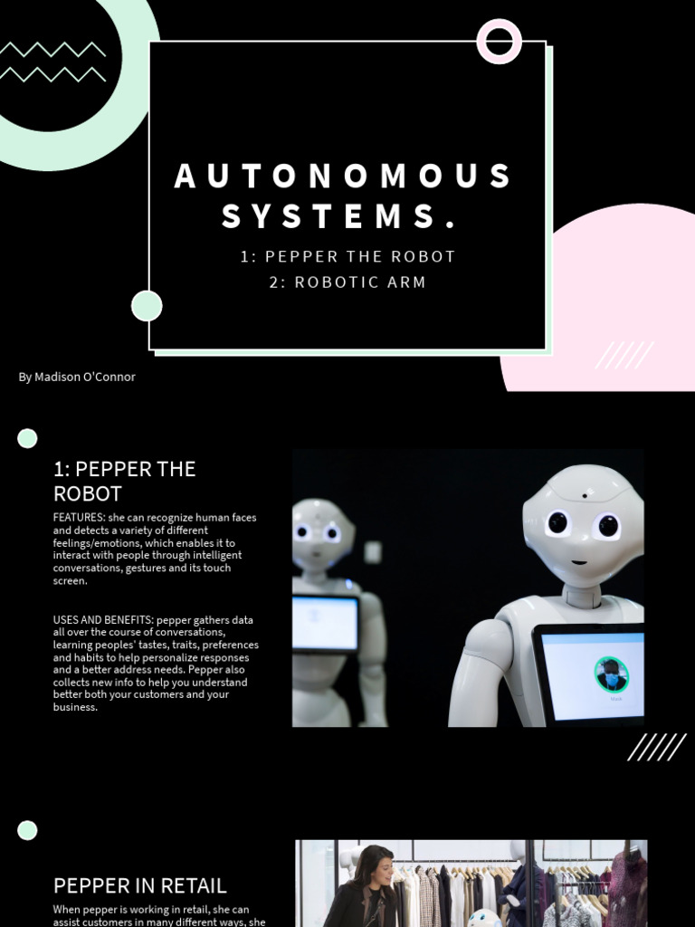pepper vs robotic arm | PDF | Robot | Robotics