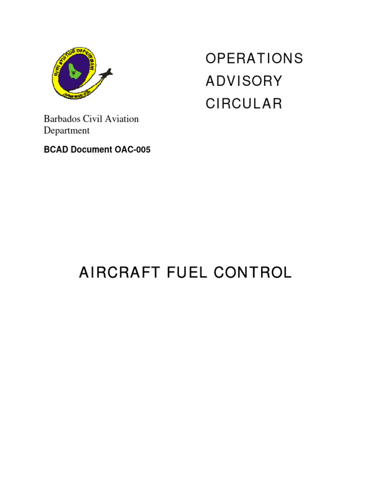 OAC-005 Aircraft Fuel Control | PDF | Gasoline | Jet Engine