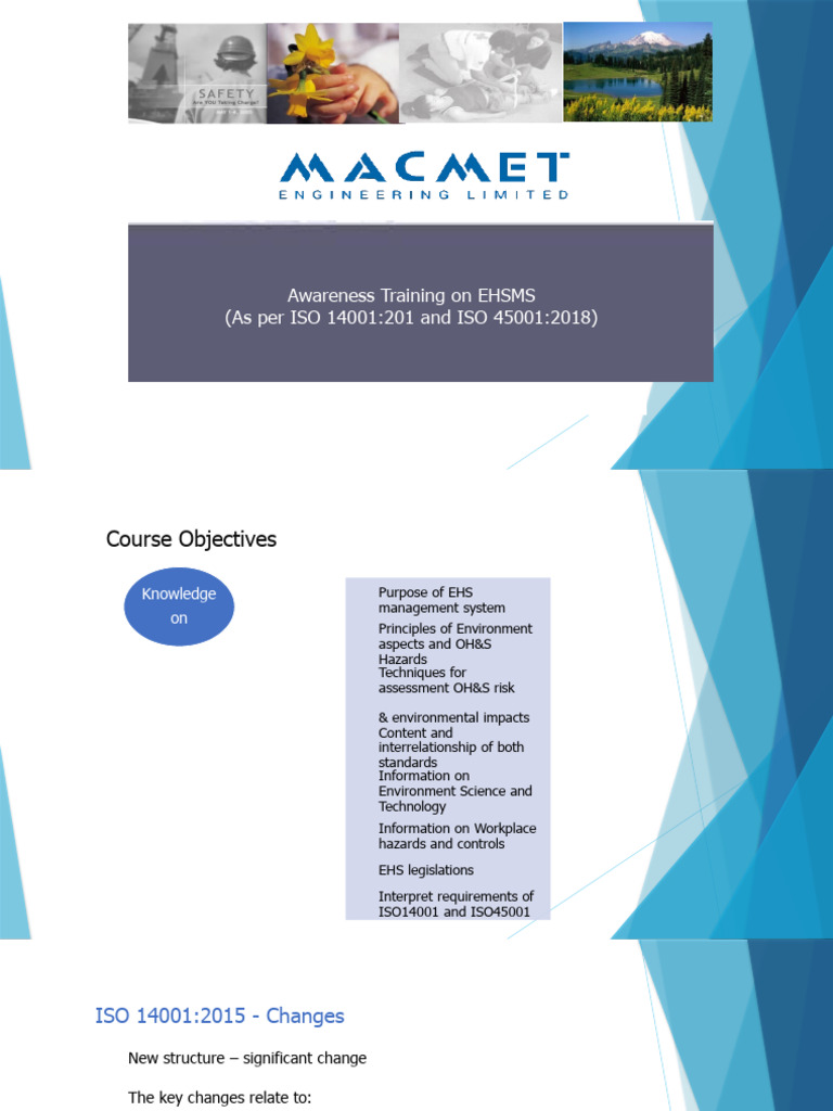 Awareness Ehsms Ppt | PDF | Occupational Safety And Health | Life Cycle ...