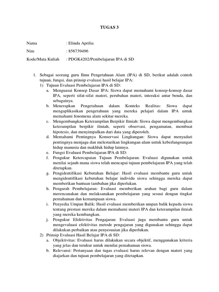 Tugas 3 PDGK4202 | PDF