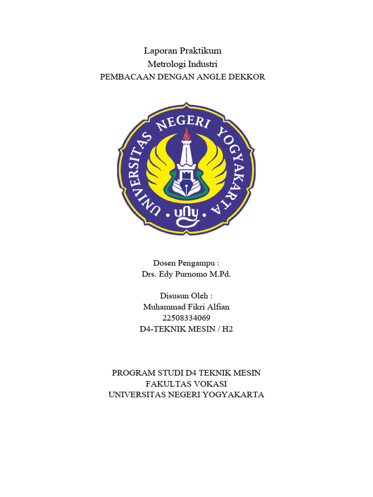 Muhammad Fikri Alfian - 22508334069 - Angle Dekkor | PDF