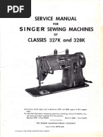 Singer 6233, 6234 & 6235 Service Manual | PDF | Sewing Machine | Gear