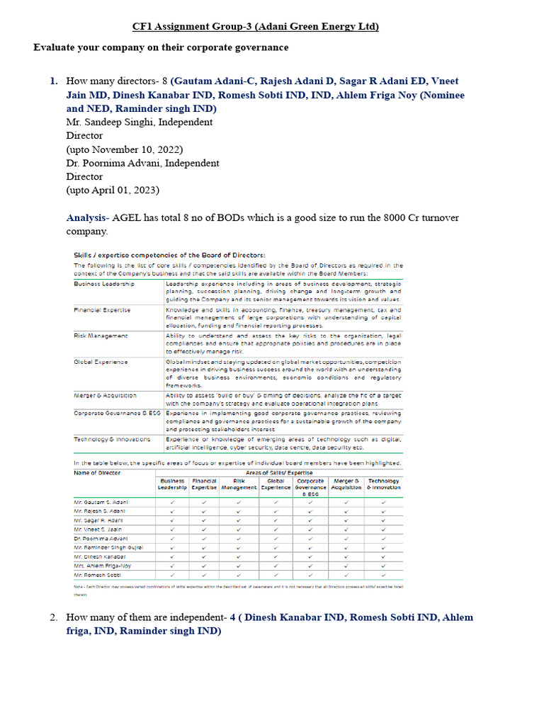 CF1 Assignment Group 3 - R1 | PDF | Black Rock | Business