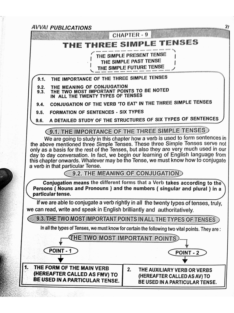 The Three Simple Tenses | PDF