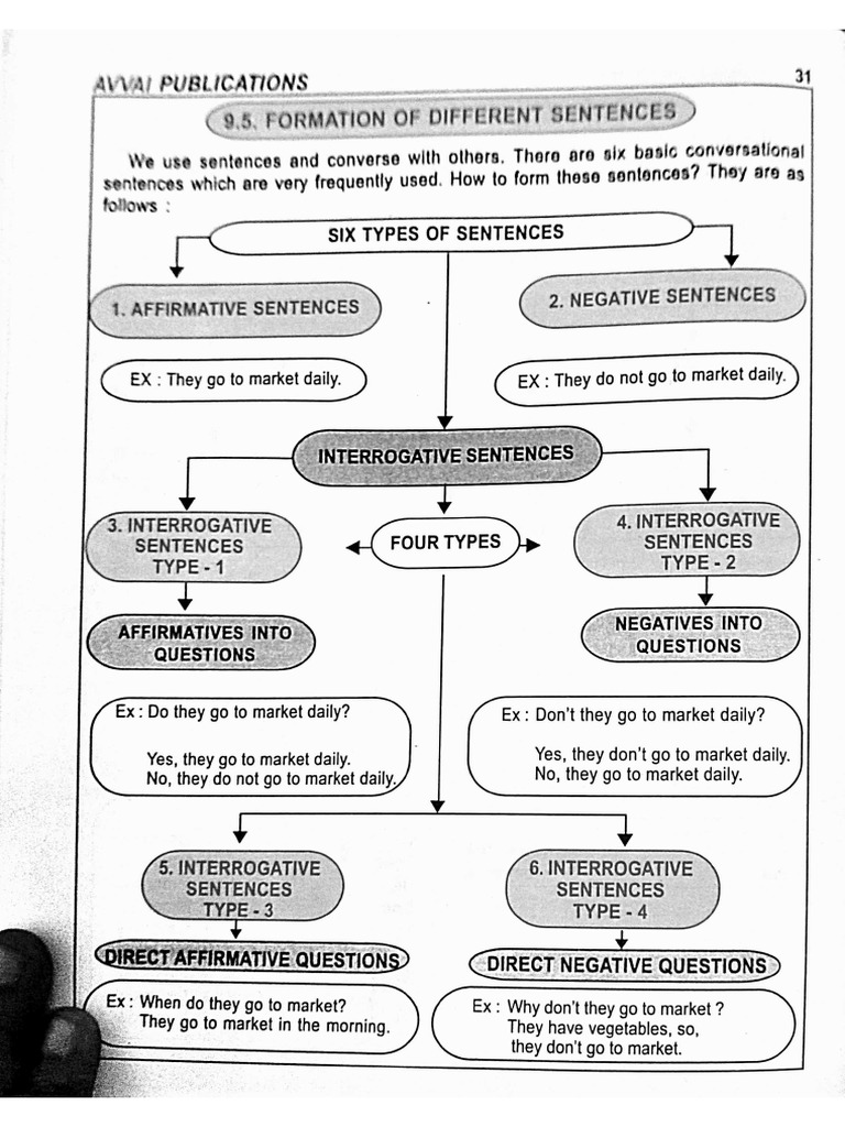 Formation of Different Sentences | PDF