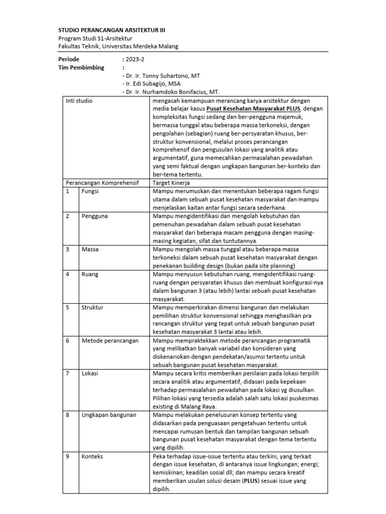 TOR SPA 3 Sem GENAP 2023-2024 | PDF | Seni | Komputer